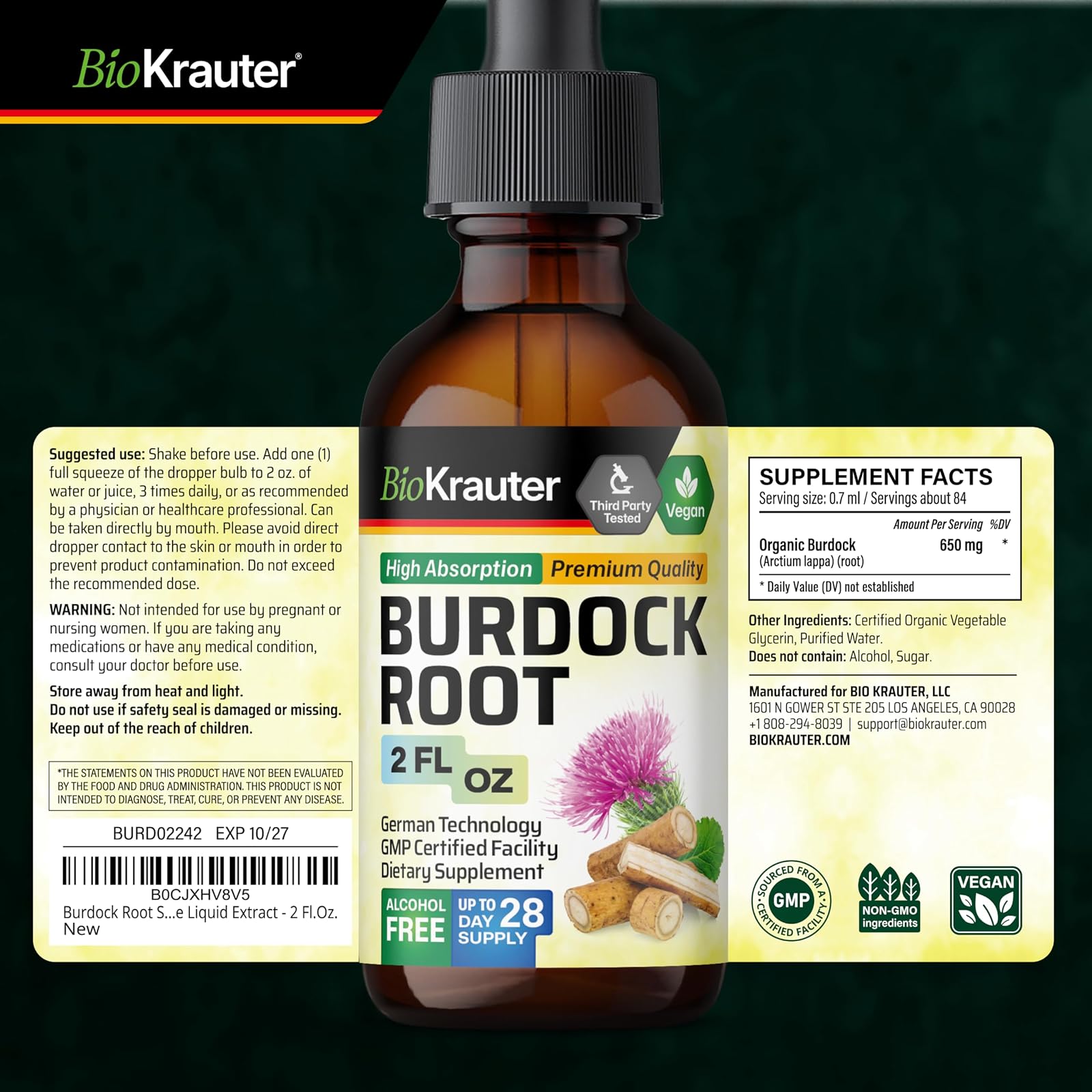burdock root for digestive health