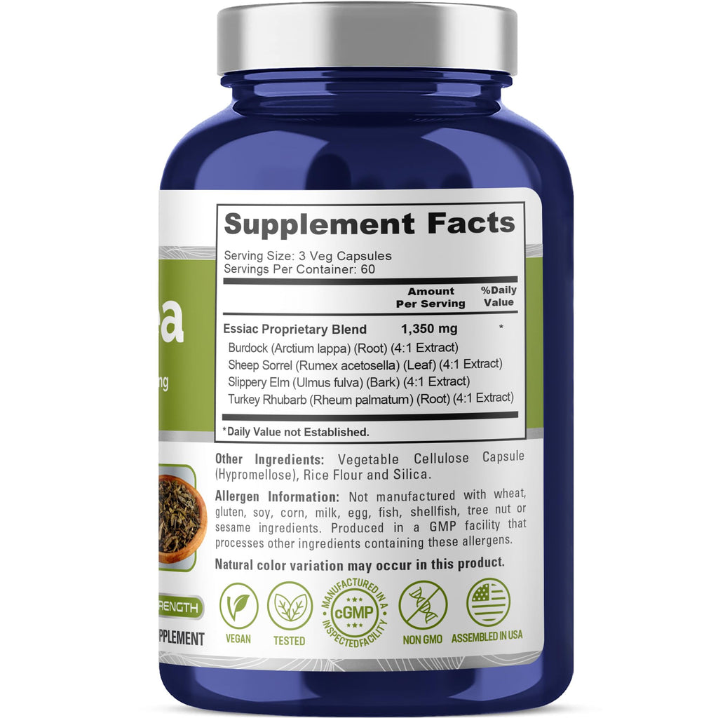 Burdock root health benefits capsules