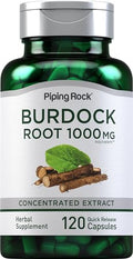 burdock root herbal supplement capsules