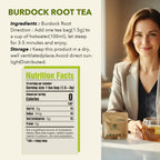 Burdock root tea for detox