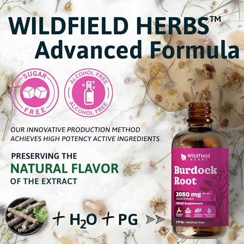 Burdock tincture for immune support