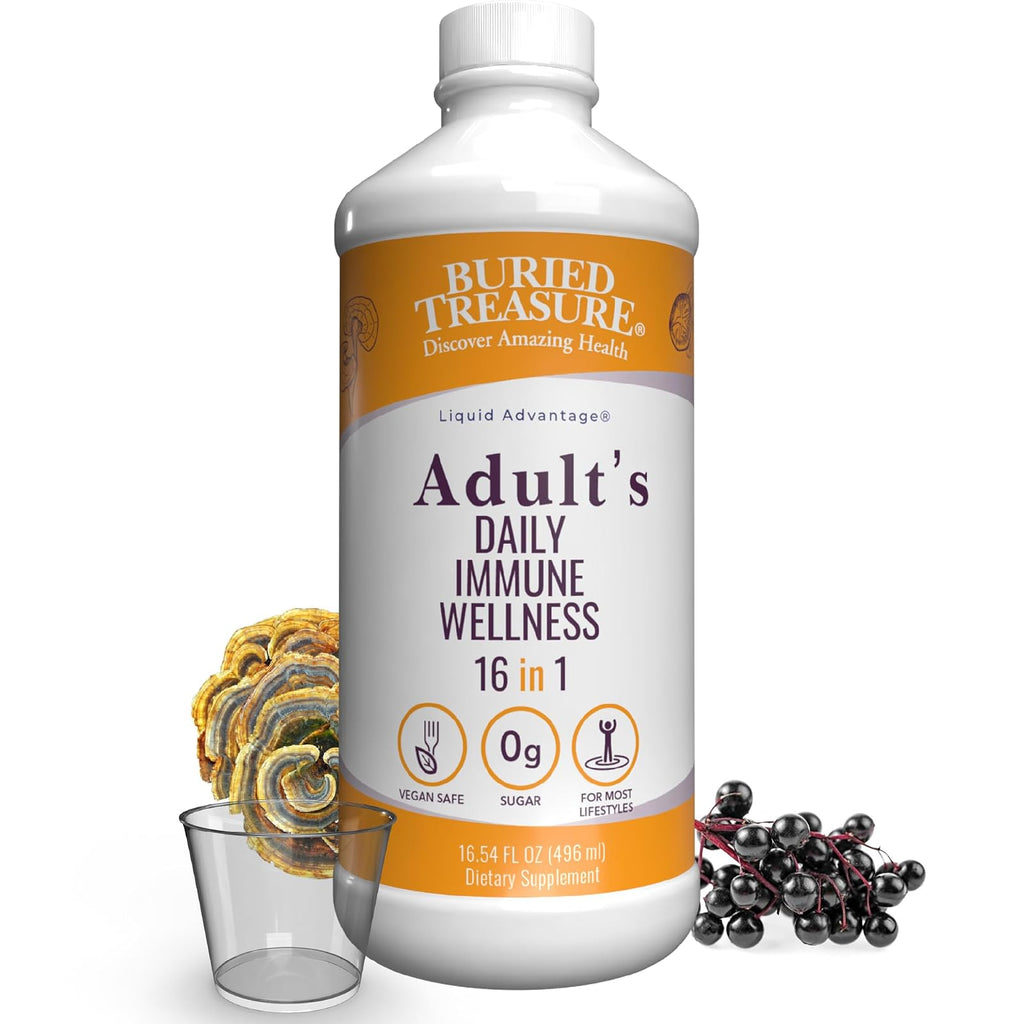 Buried Treasure elderberry echinacea supplement