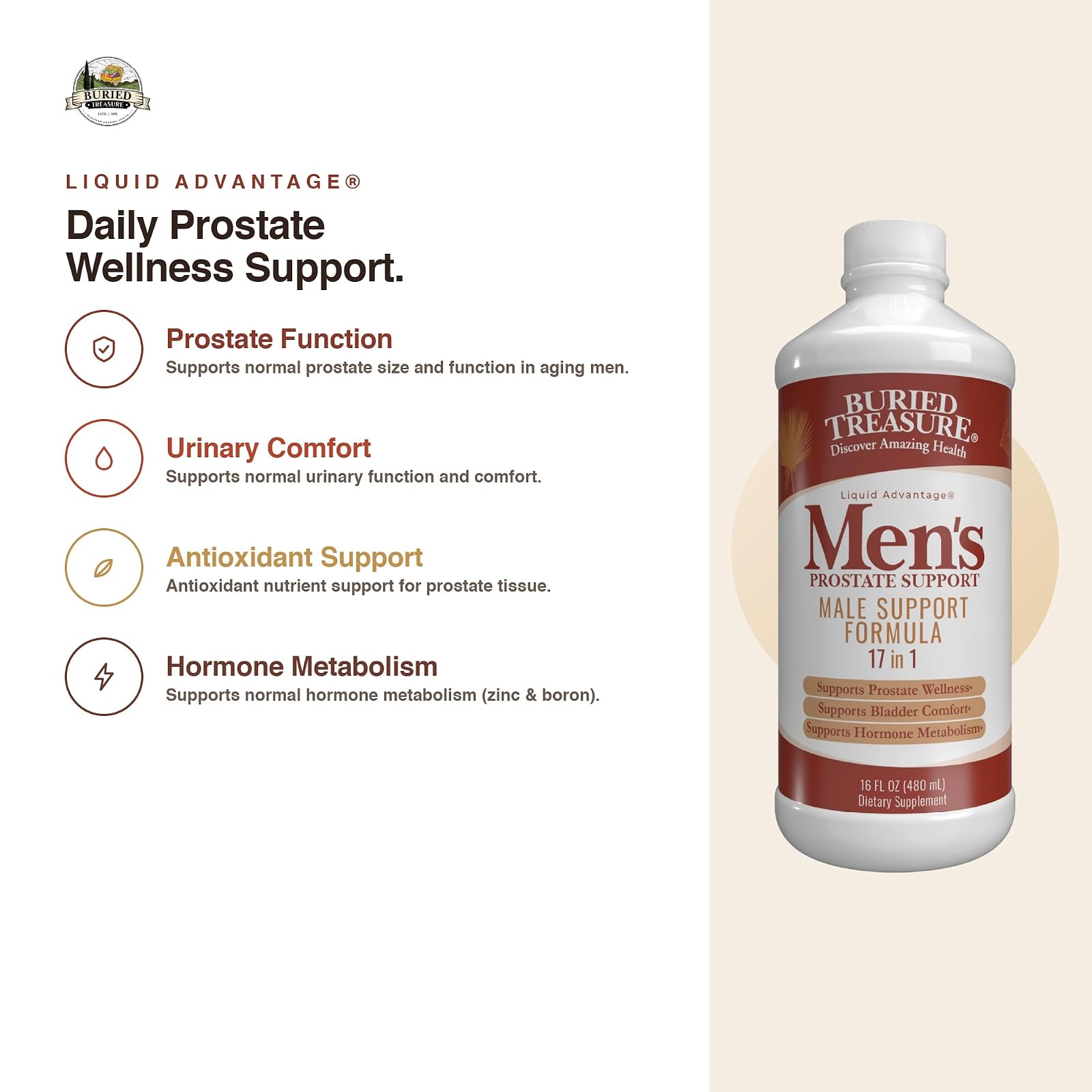 Buried Treasure prostate support benefits