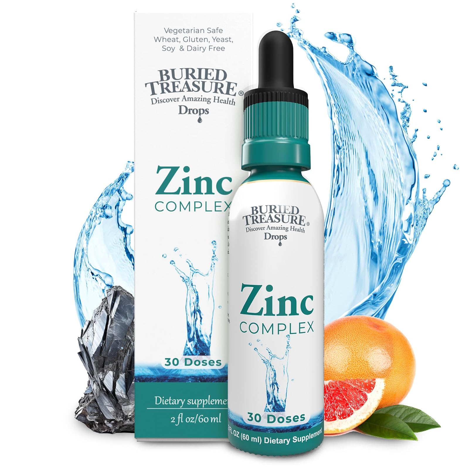 Buried Treasure Zinc Complex liquid supplement
