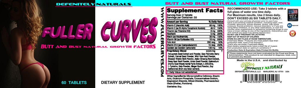 bust and butt enhancement vitamins