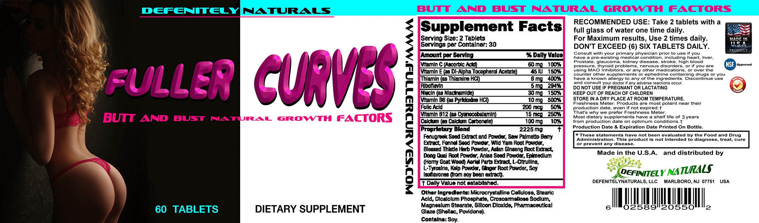 bust and butt enhancement vitamins