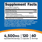 Butcher's Broom extract for healthy veins