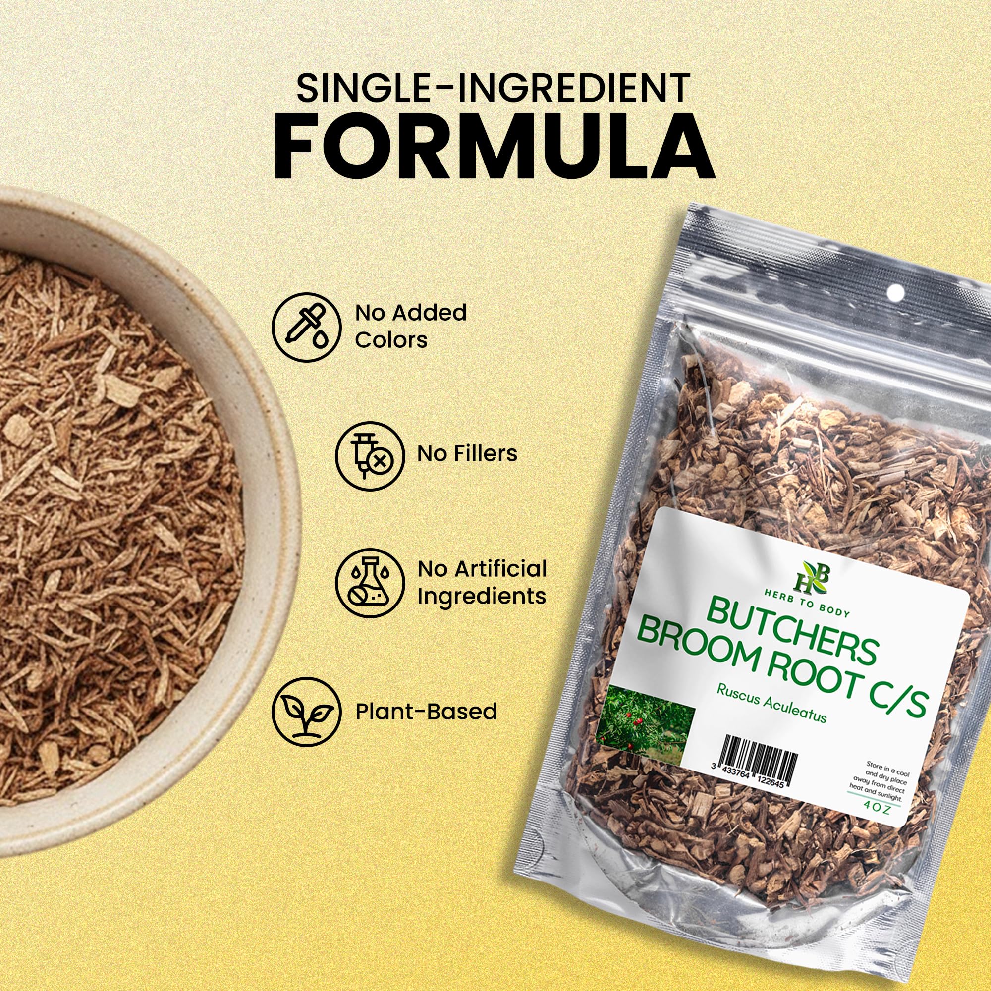Butchers Broom root for vitality