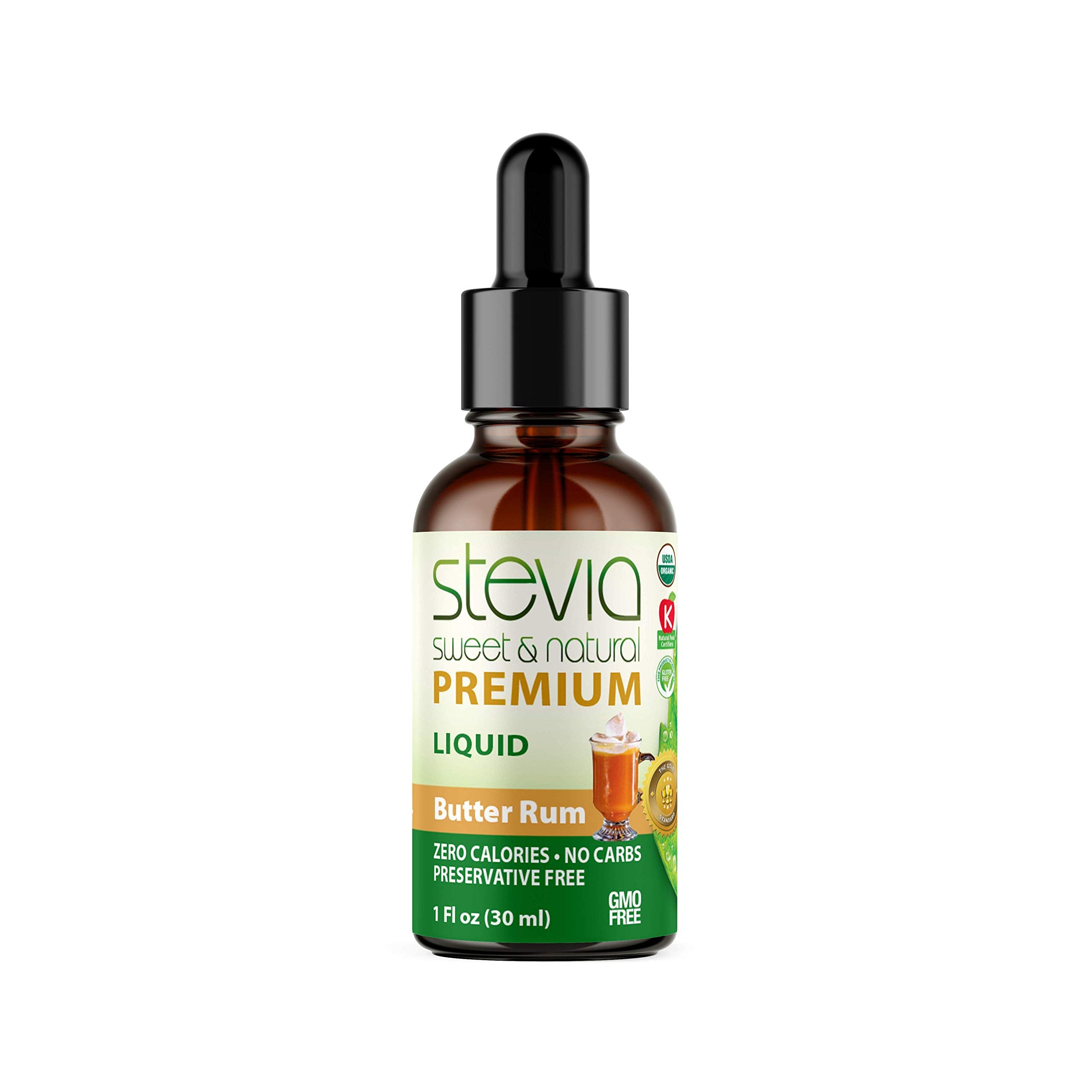 Butter Rum stevia liquid sweetener