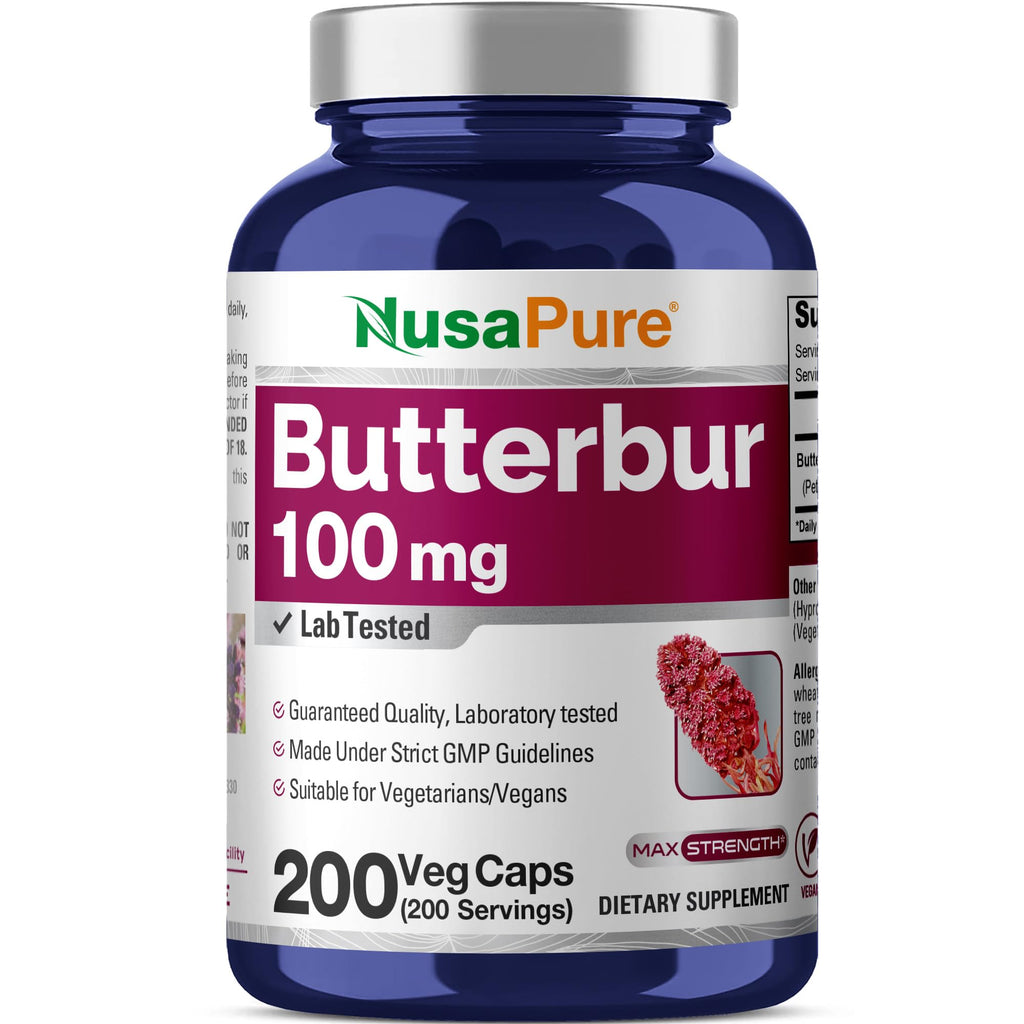 Butterbur herbal supplement for wellness