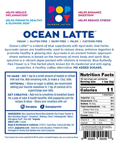 Butterfly pea flower health drink