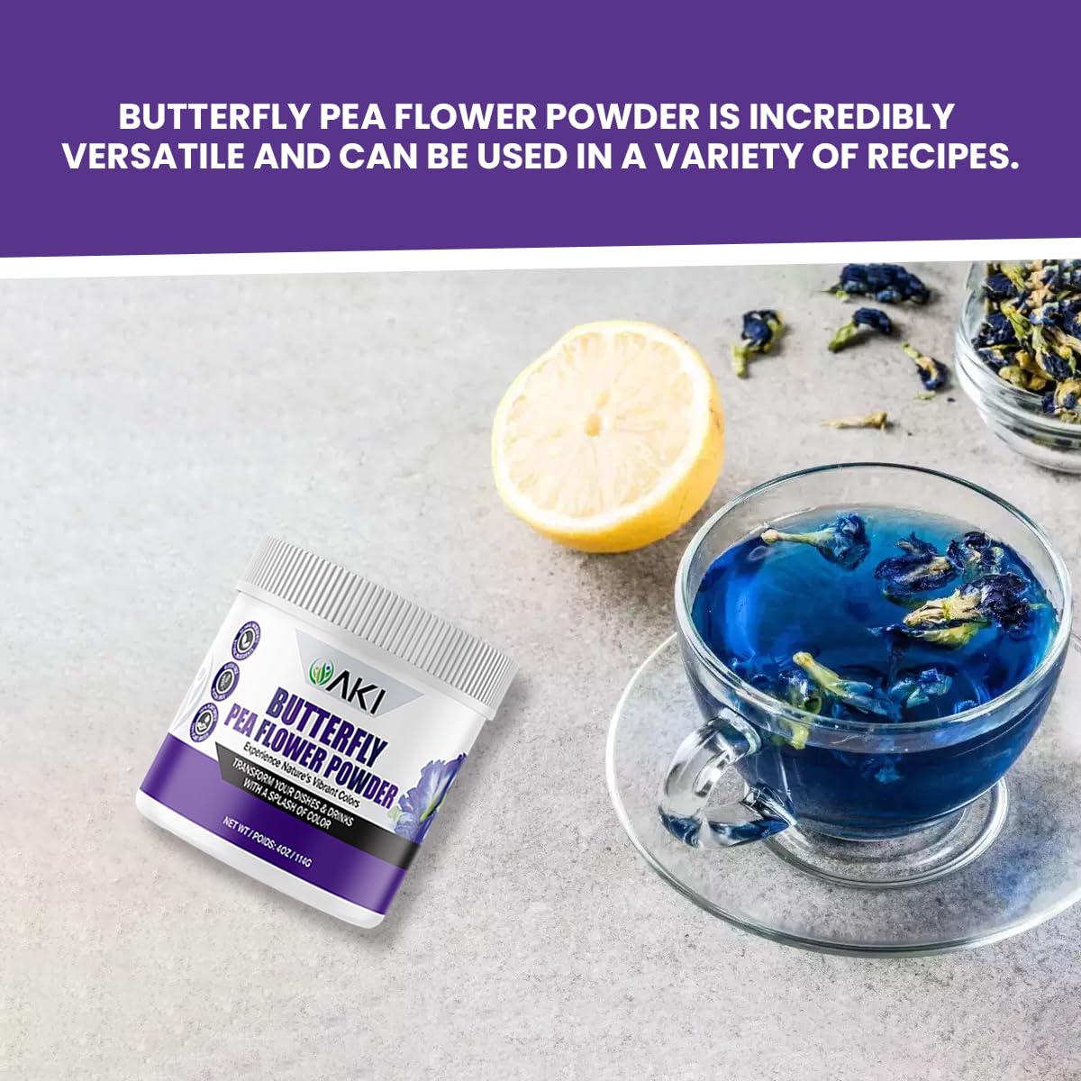 butterfly pea flower powder for smoothies