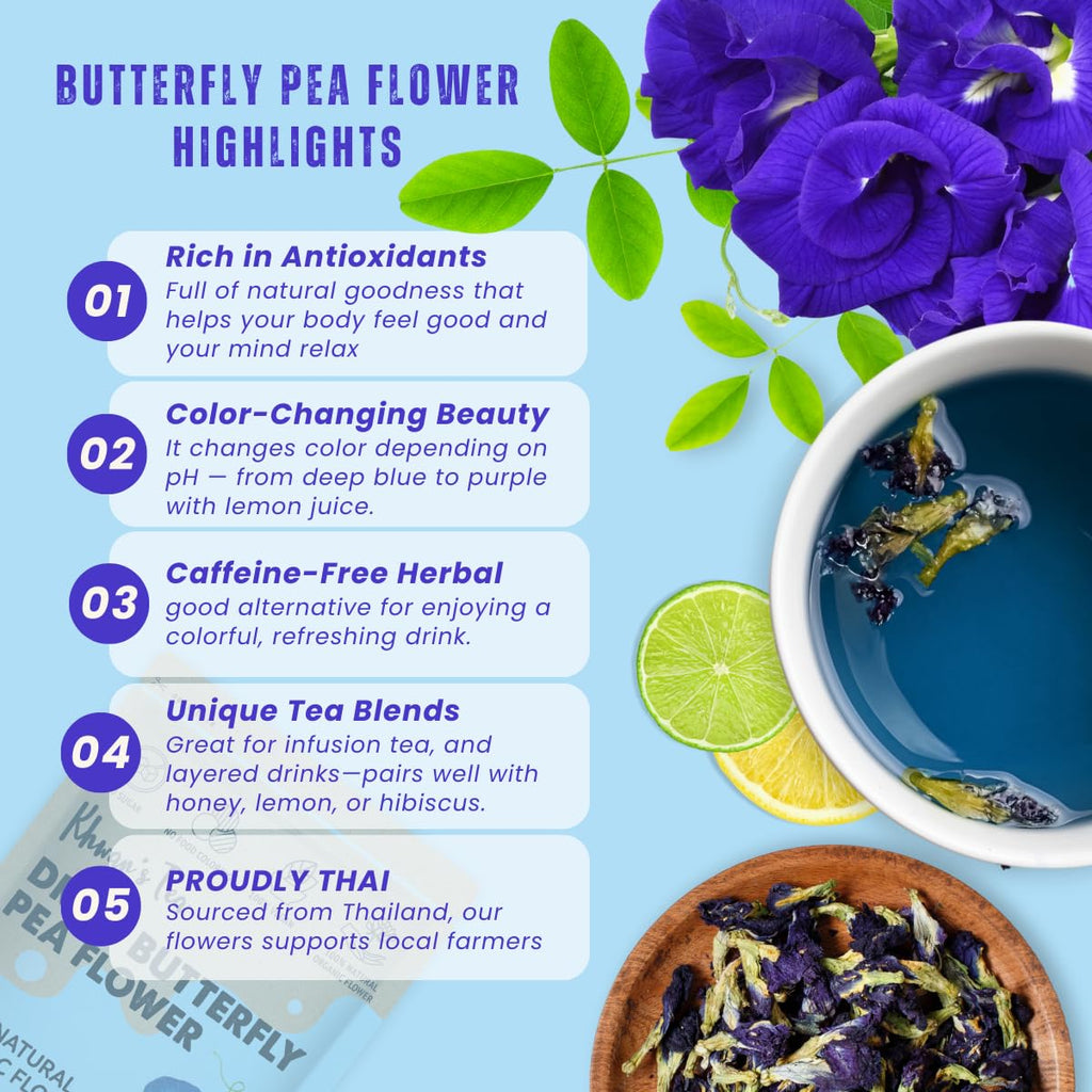 butterfly pea flower tea benefits