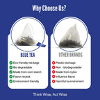 butterfly pea flower tea with lavender