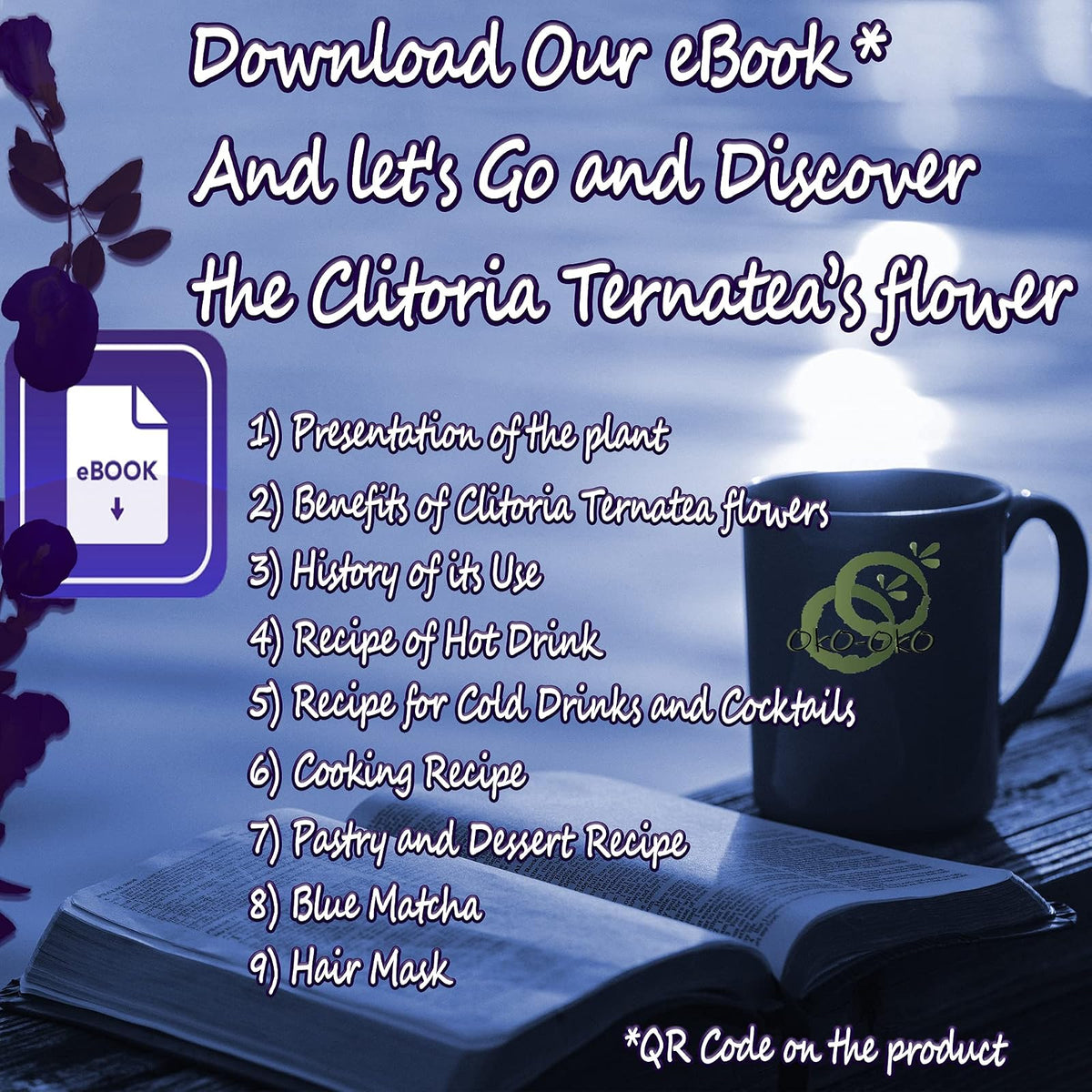 butterfly pea powder for natural colouring