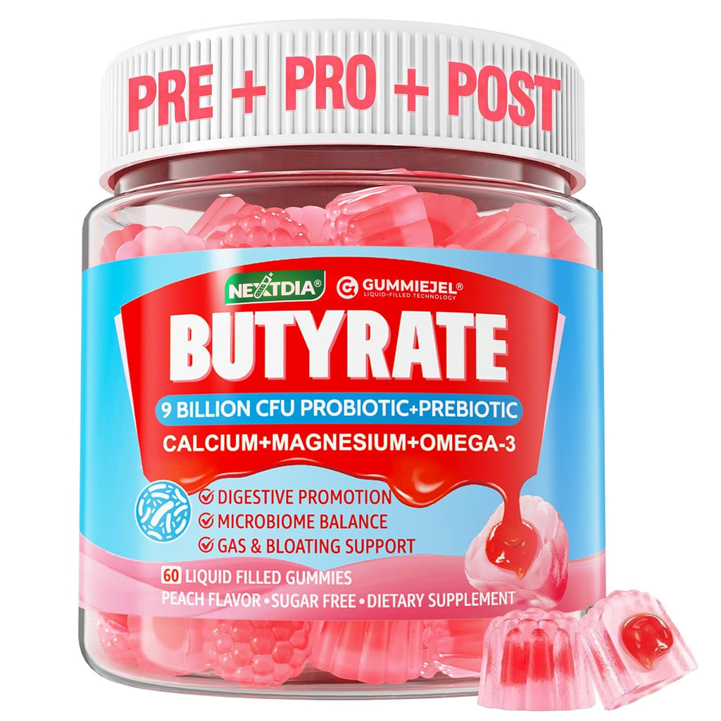 Butyrate gummies for digestive health