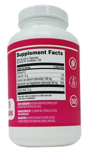 Butyrex 250 capsules for optimal nutrition