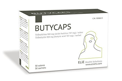 Butyric acid sachets for digestion