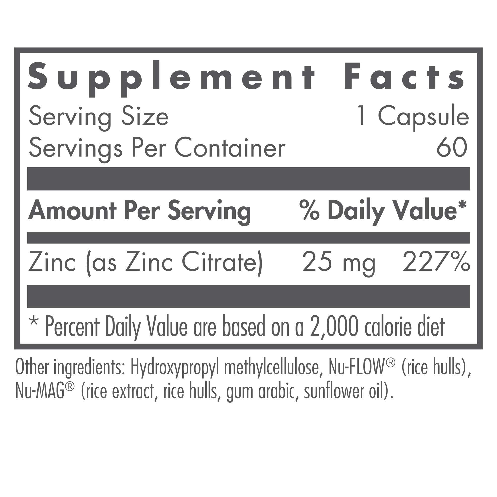 Buy zinc capsules online in Canada