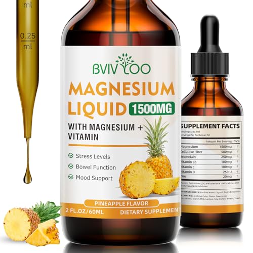 BVIVLOO magnesium glycinate liquid supplement