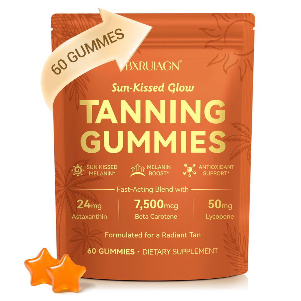 BXRUIAGN tanning gummies for sunless glow