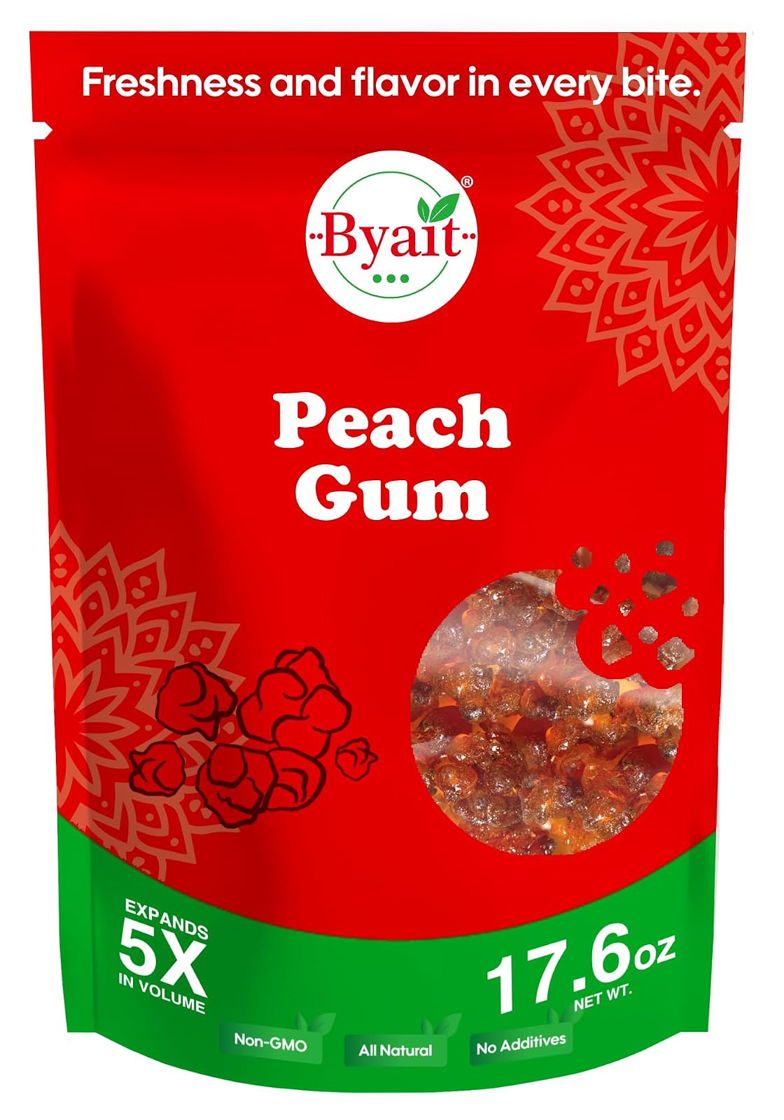 Byait Wild Peach Gum pieces