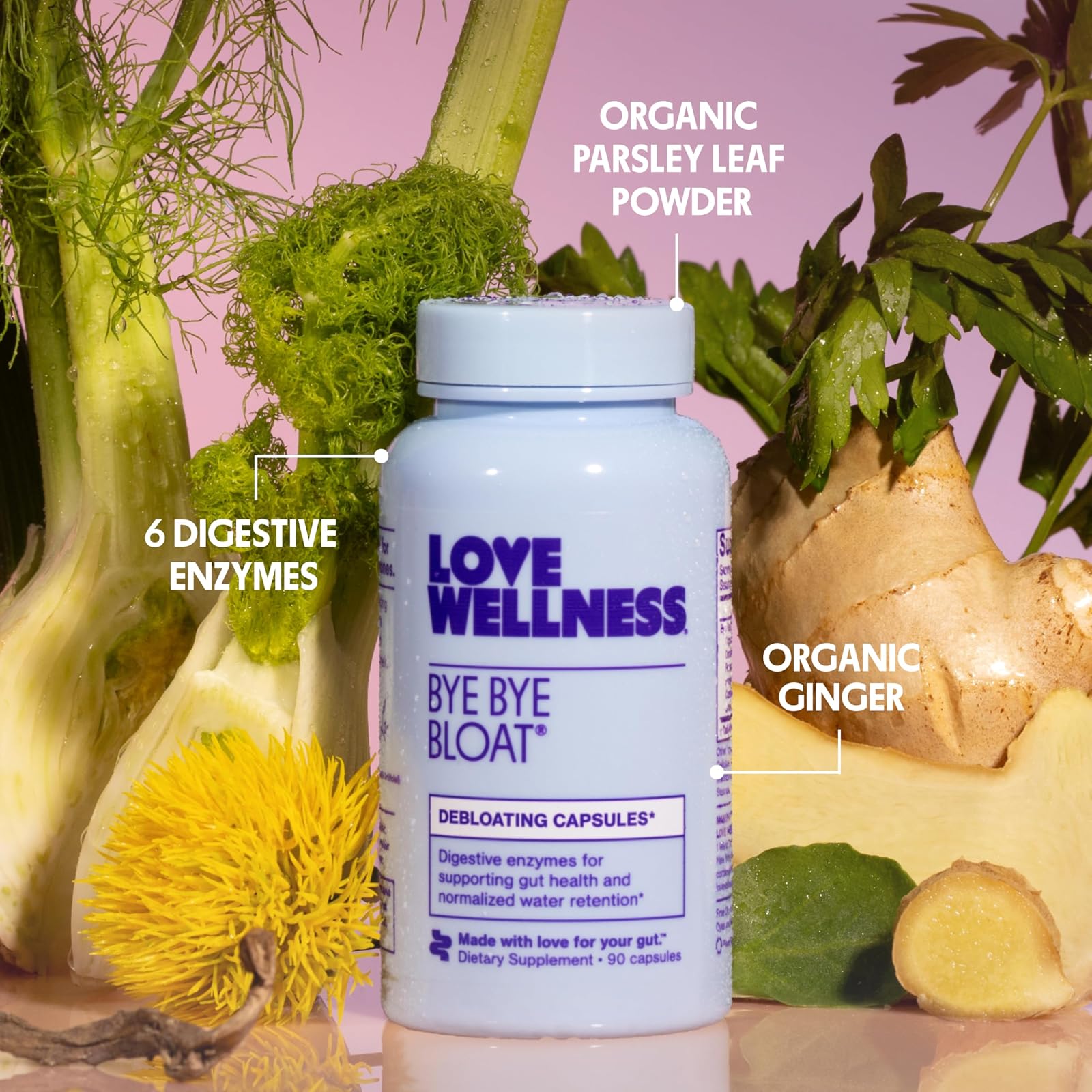 Bye Bye Bloat digestive enzymes for gut health