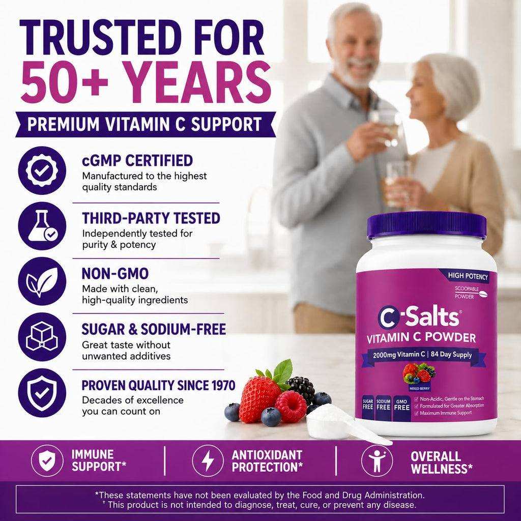 C-Salts vitamin C for daily wellness