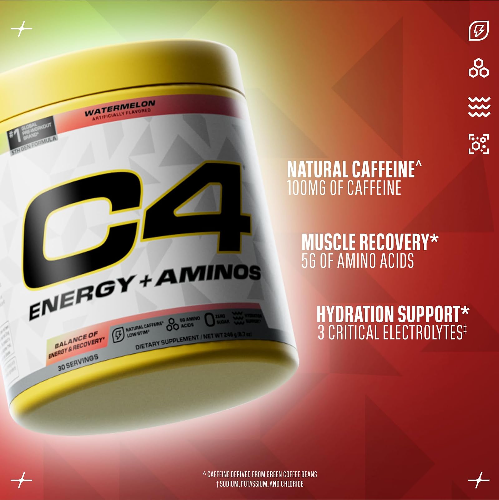 C4 aminos powder for hydration boost