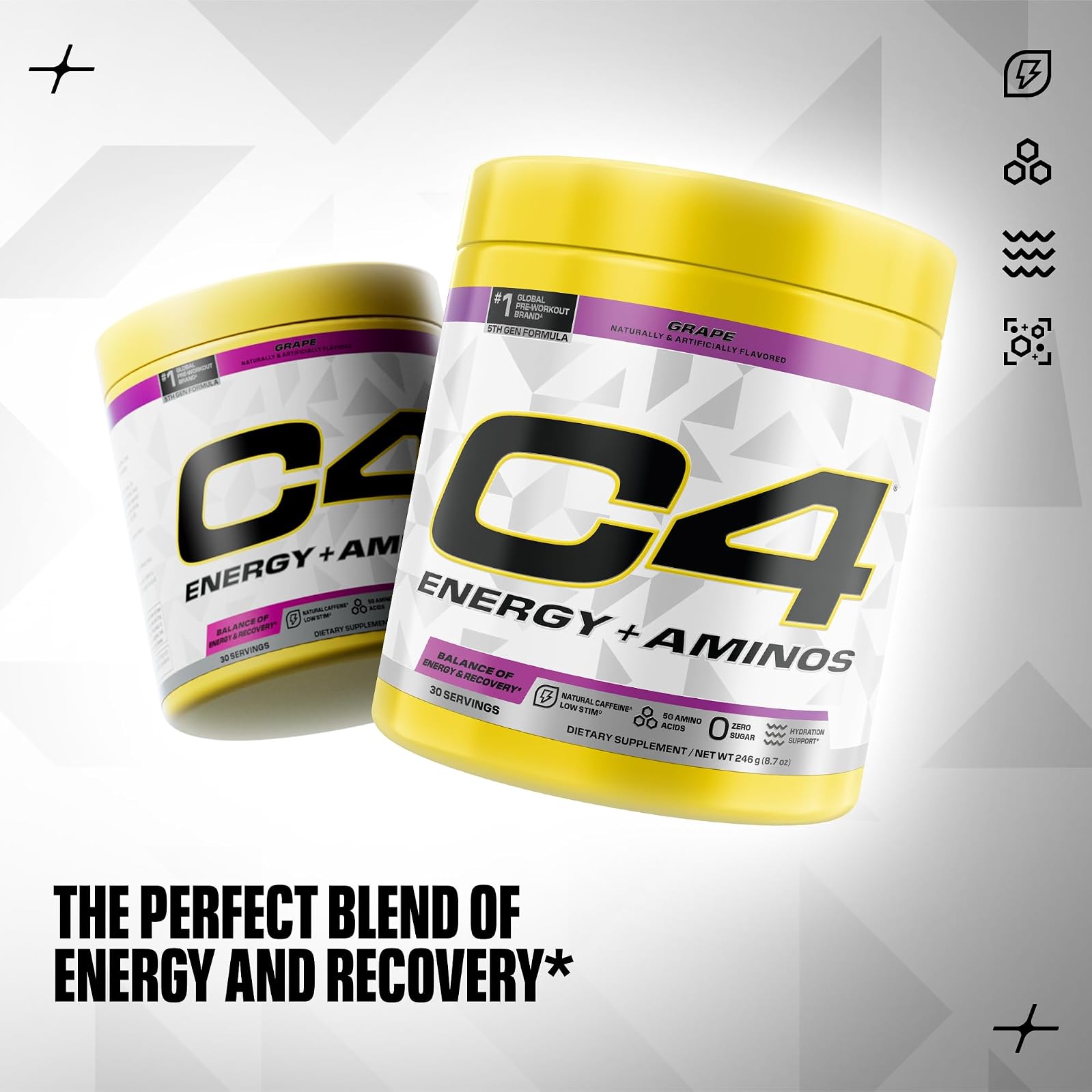 C4 Energy Aminos for hydration support