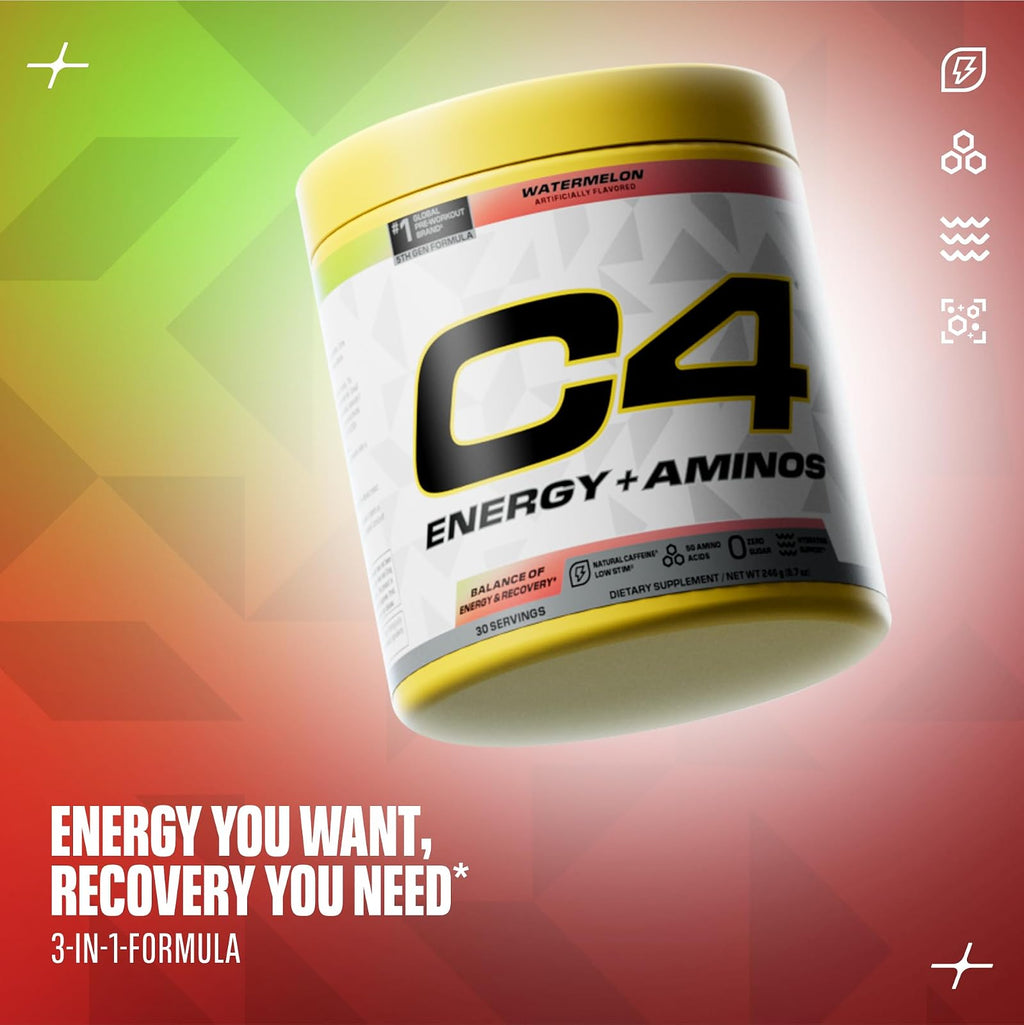 C4 Energy aminos powder for endurance