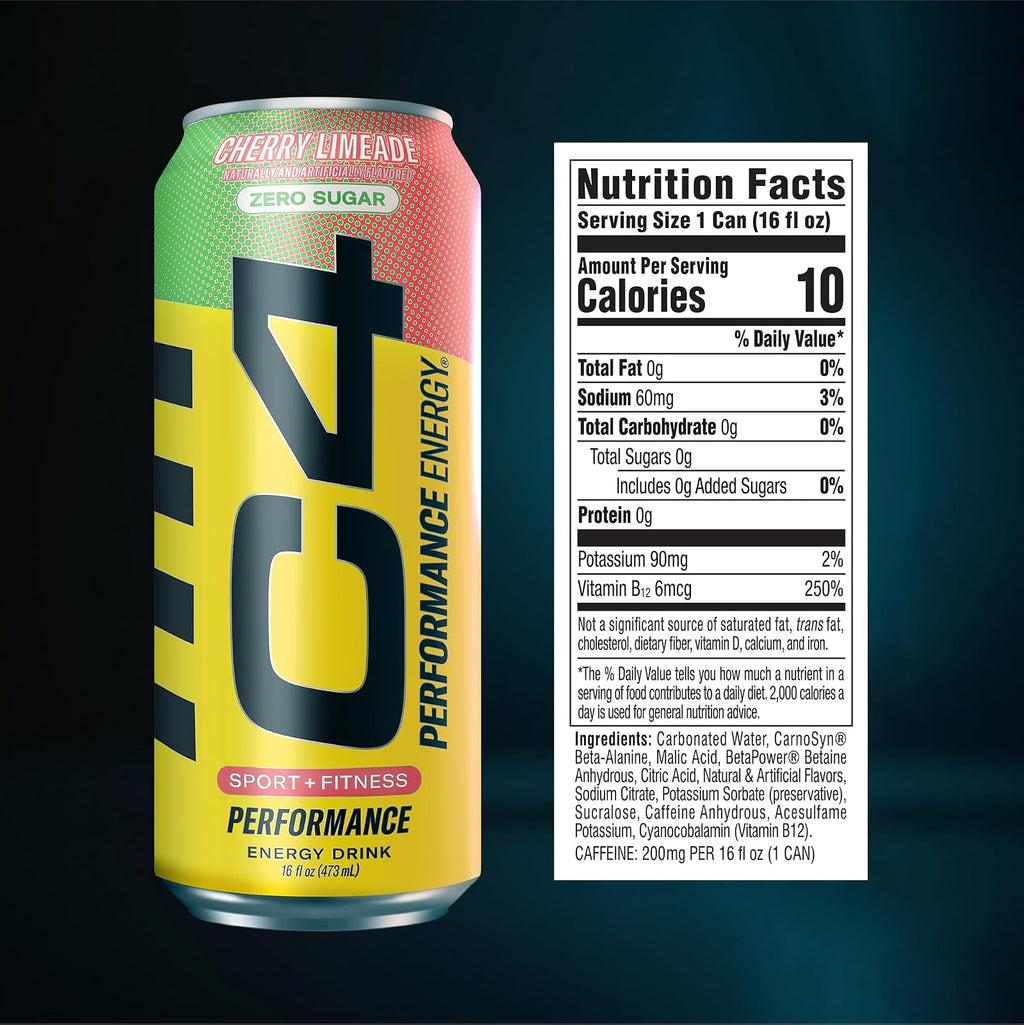 C4 energy drink for fitness enthusiasts