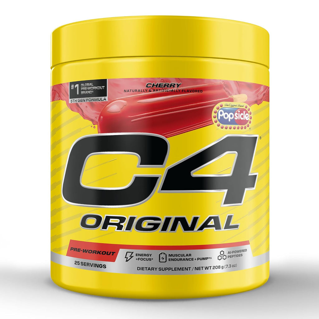 C4 Original Pre Workout Cherry Popsicle flavour