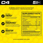 C4 pre-workout 150 mg serving size