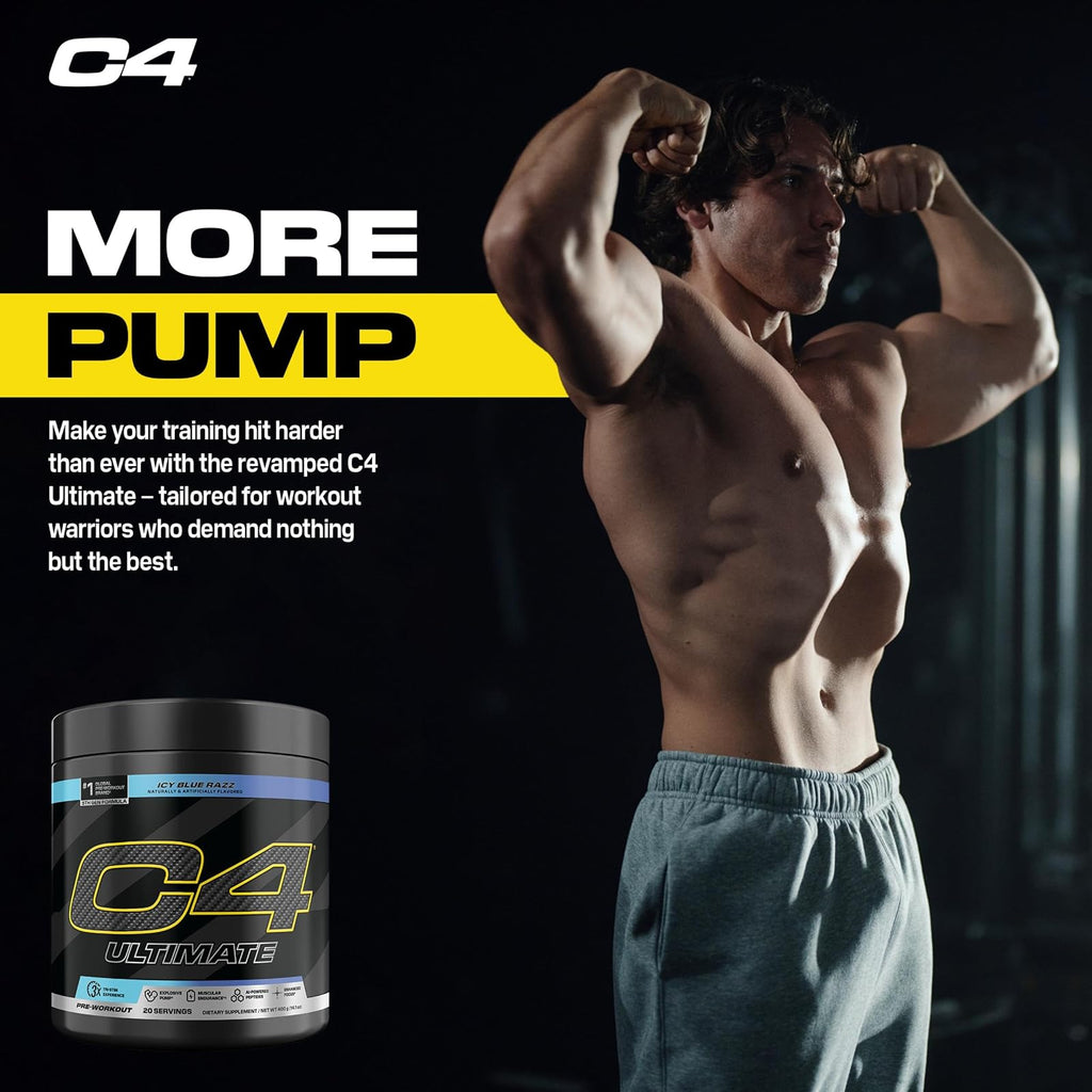 C4 pre-workout boosts athletic performance