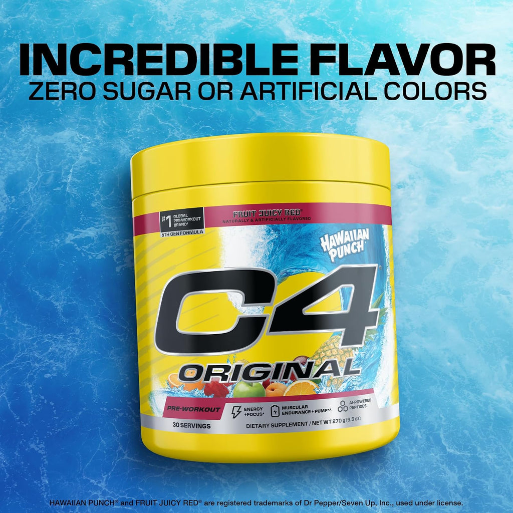 C4 pre-workout boosts athletic performance