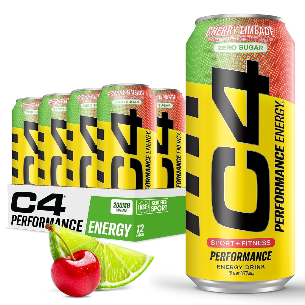 C4 pre-workout energy drink pack