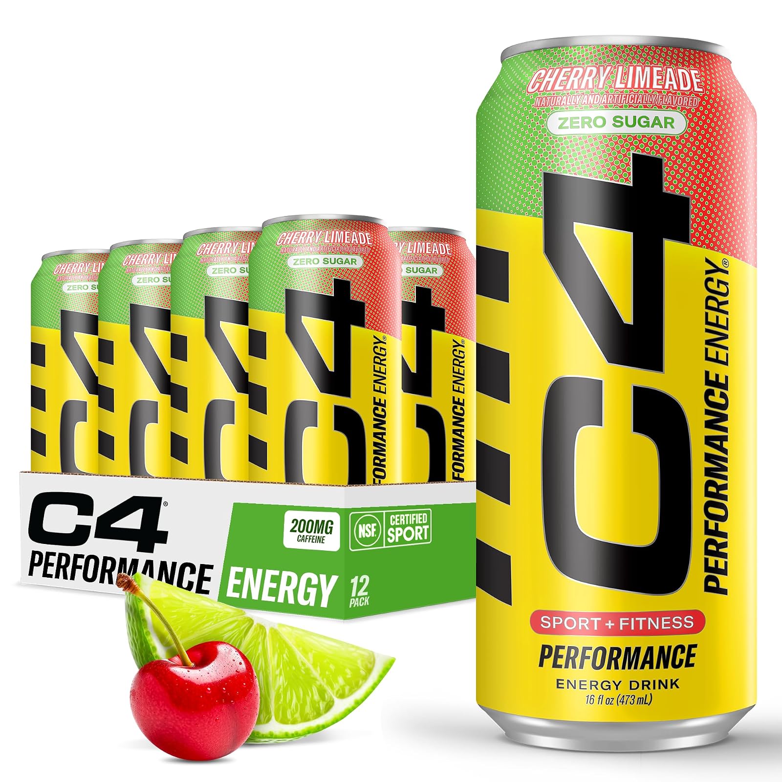 C4 pre-workout energy drink pack