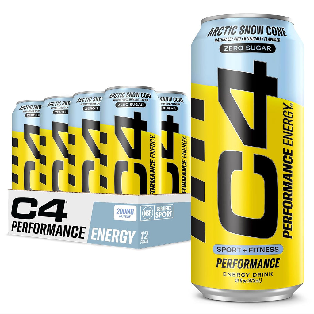 C4 pre-workout energy drink