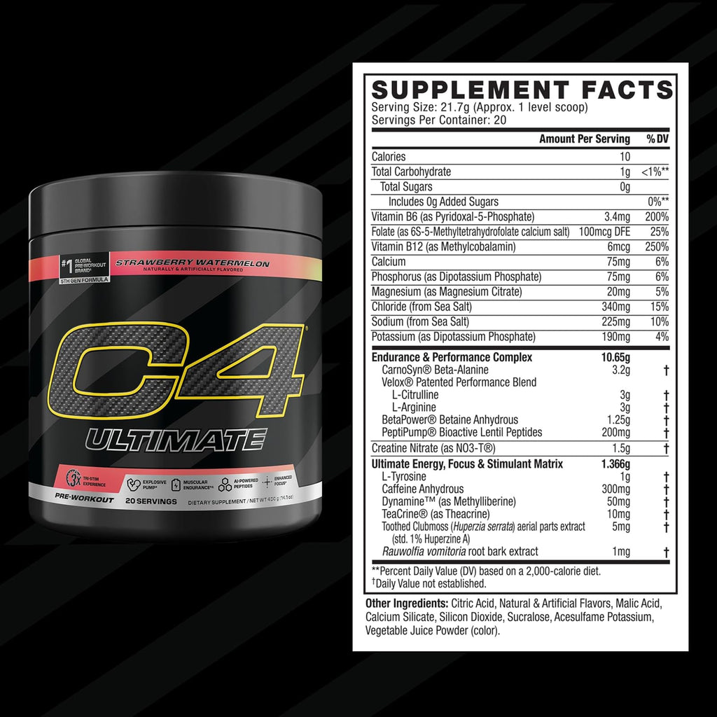 C4 pre-workout for enhanced endurance