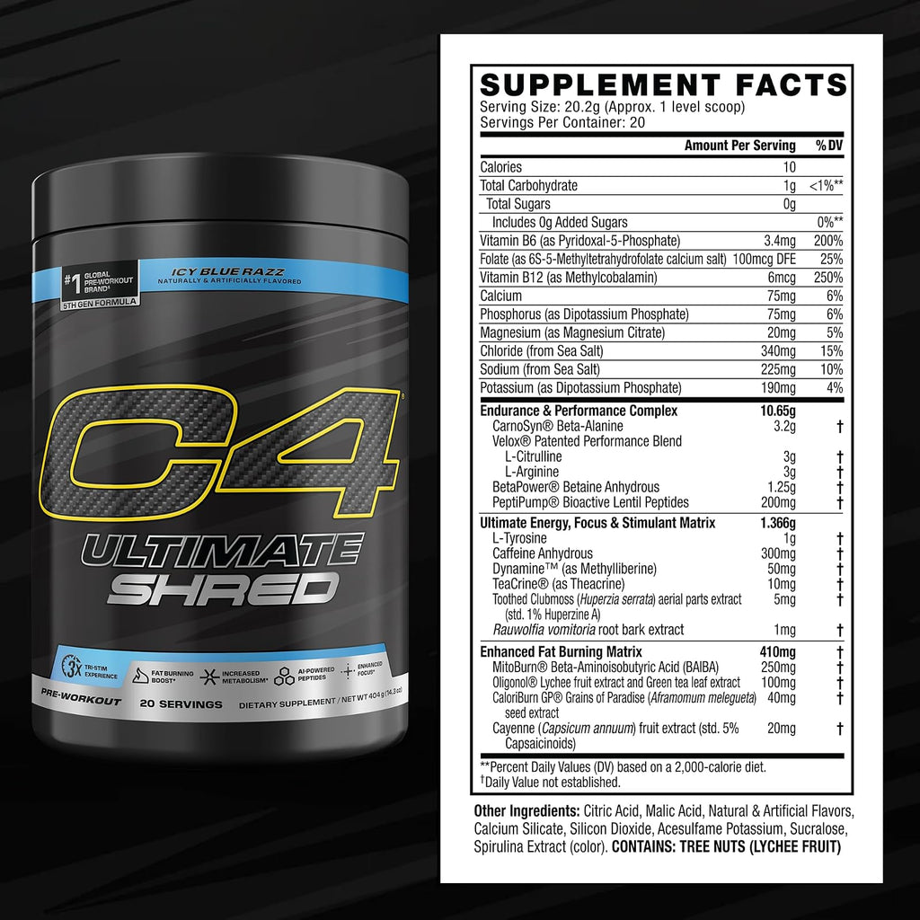 C4 pre-workout for enhanced focus