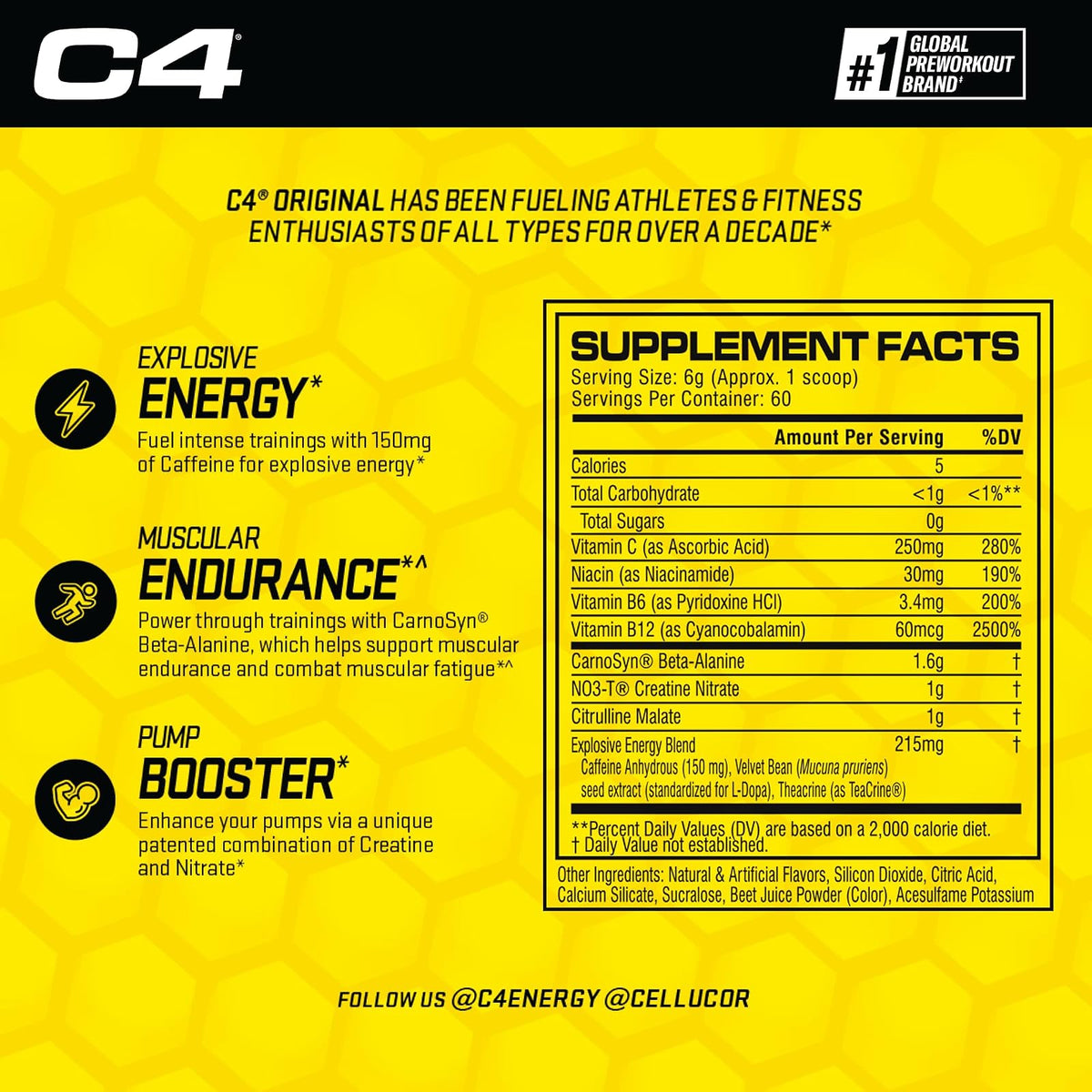 C4 pre-workout for enhanced performance