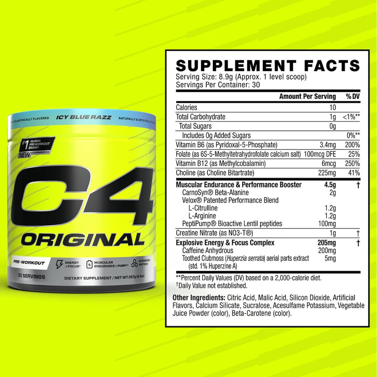 C4 pre-workout for intense workouts