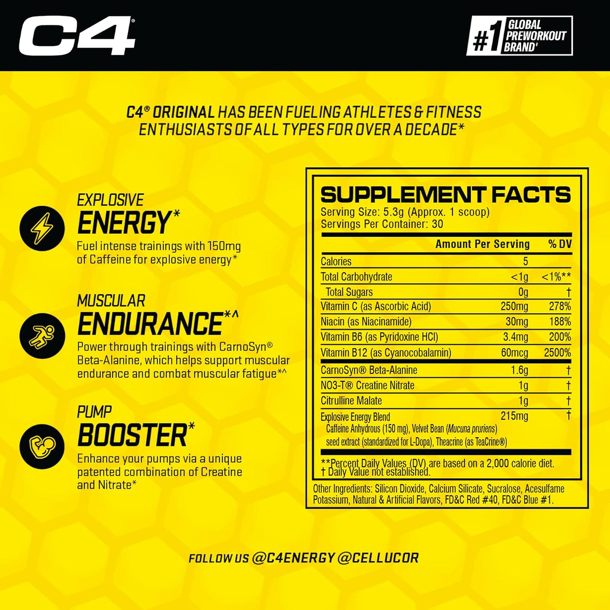 C4 pre-workout for intense workouts