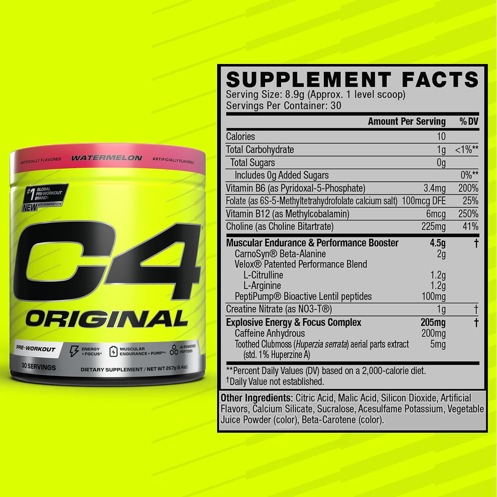 C4 pre-workout for intense workouts