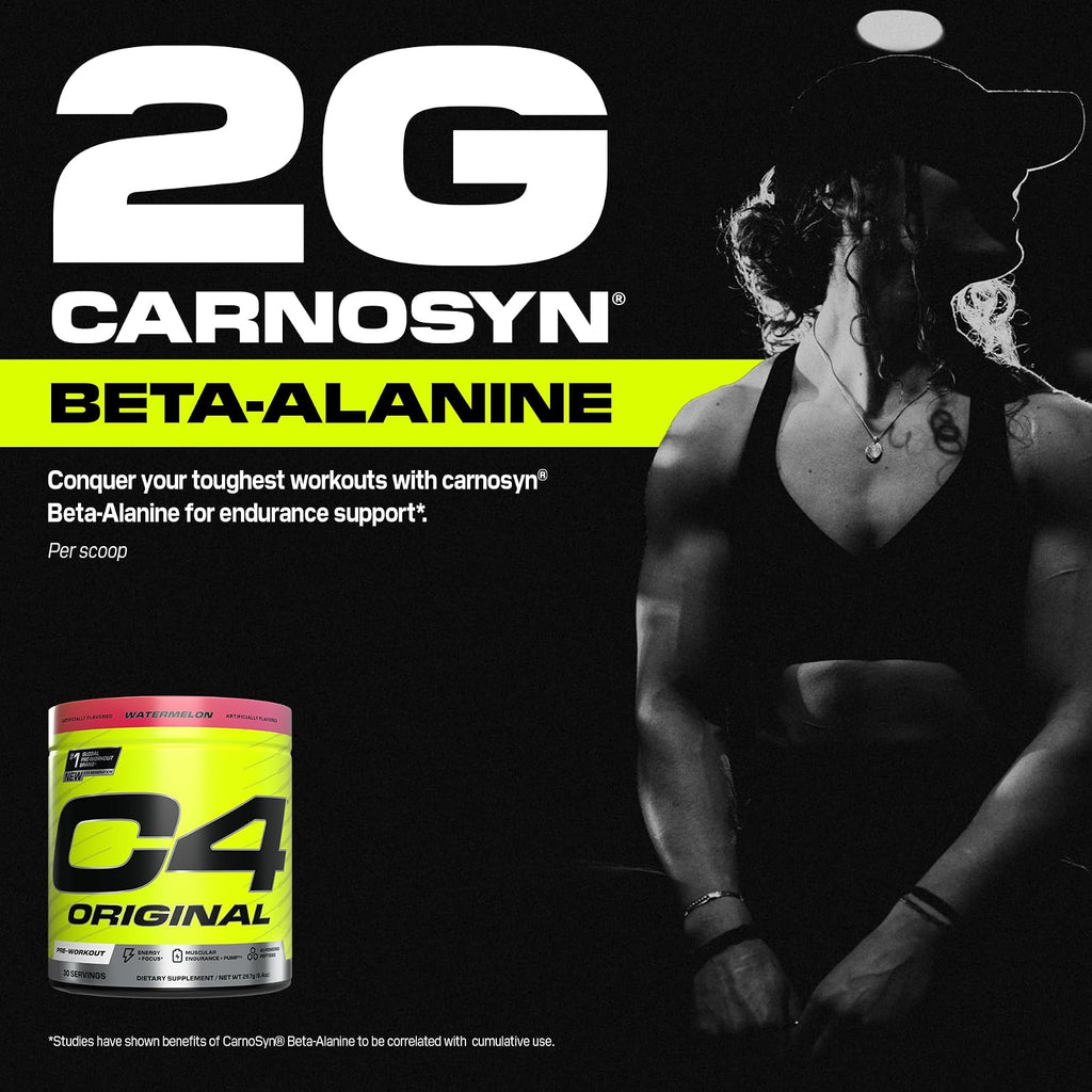 C4 pre-workout for muscle endurance
