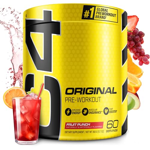 C4 pre-workout fruit punch flavour