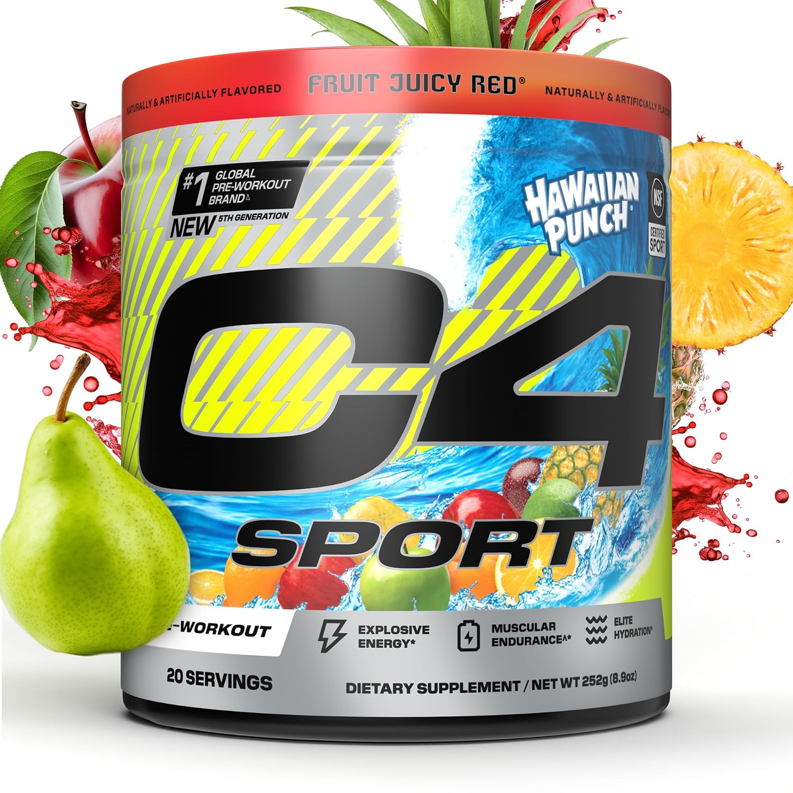 C4 pre-workout Hawaiian Punch flavour
