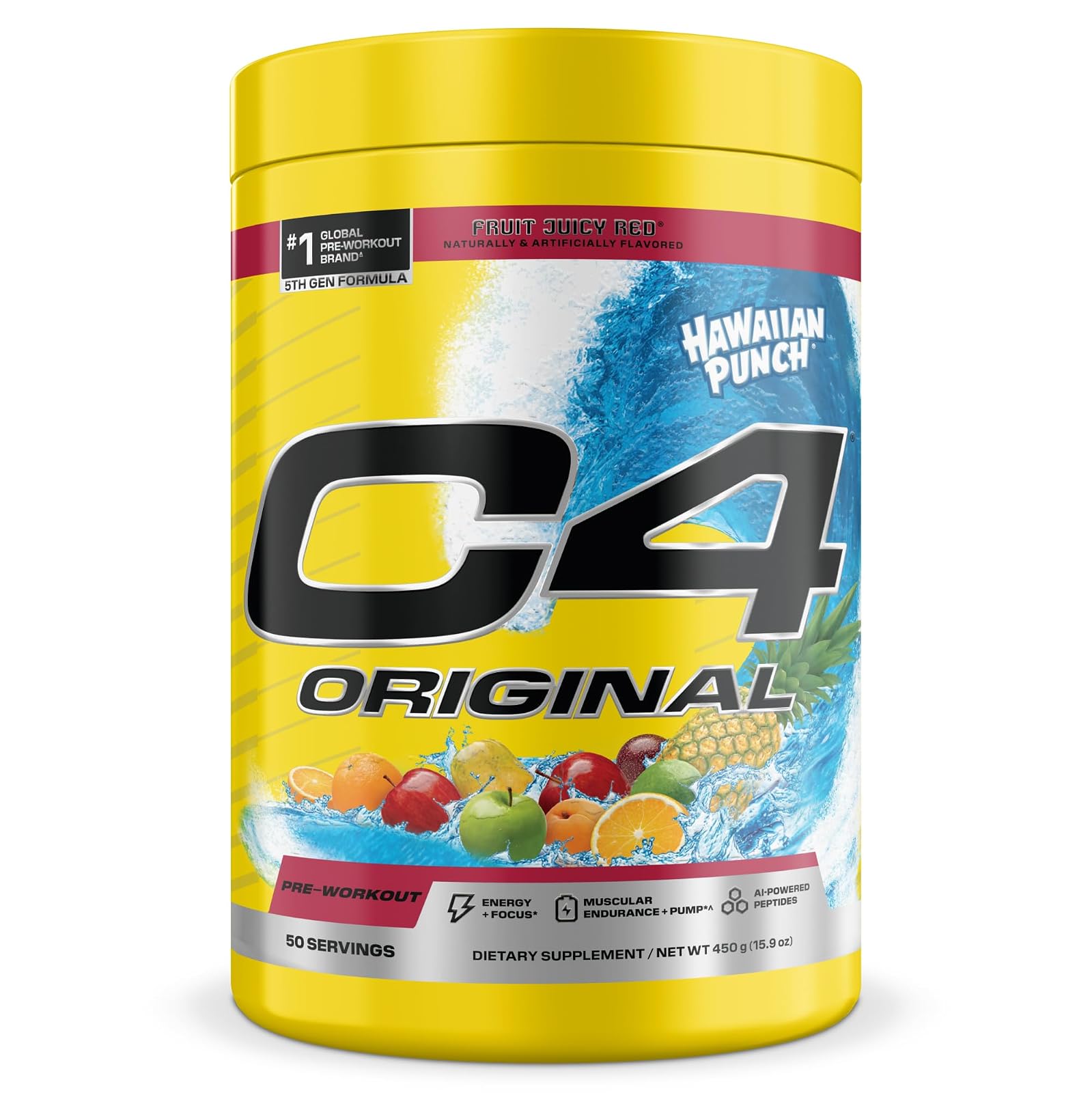 C4 pre-workout Hawaiian Punch flavour