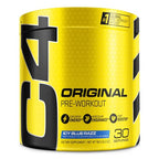 C4 pre-workout icy blue razz flavour